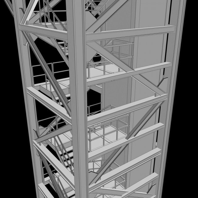 rocket launch platform 3D Model in Buildings 3DExport