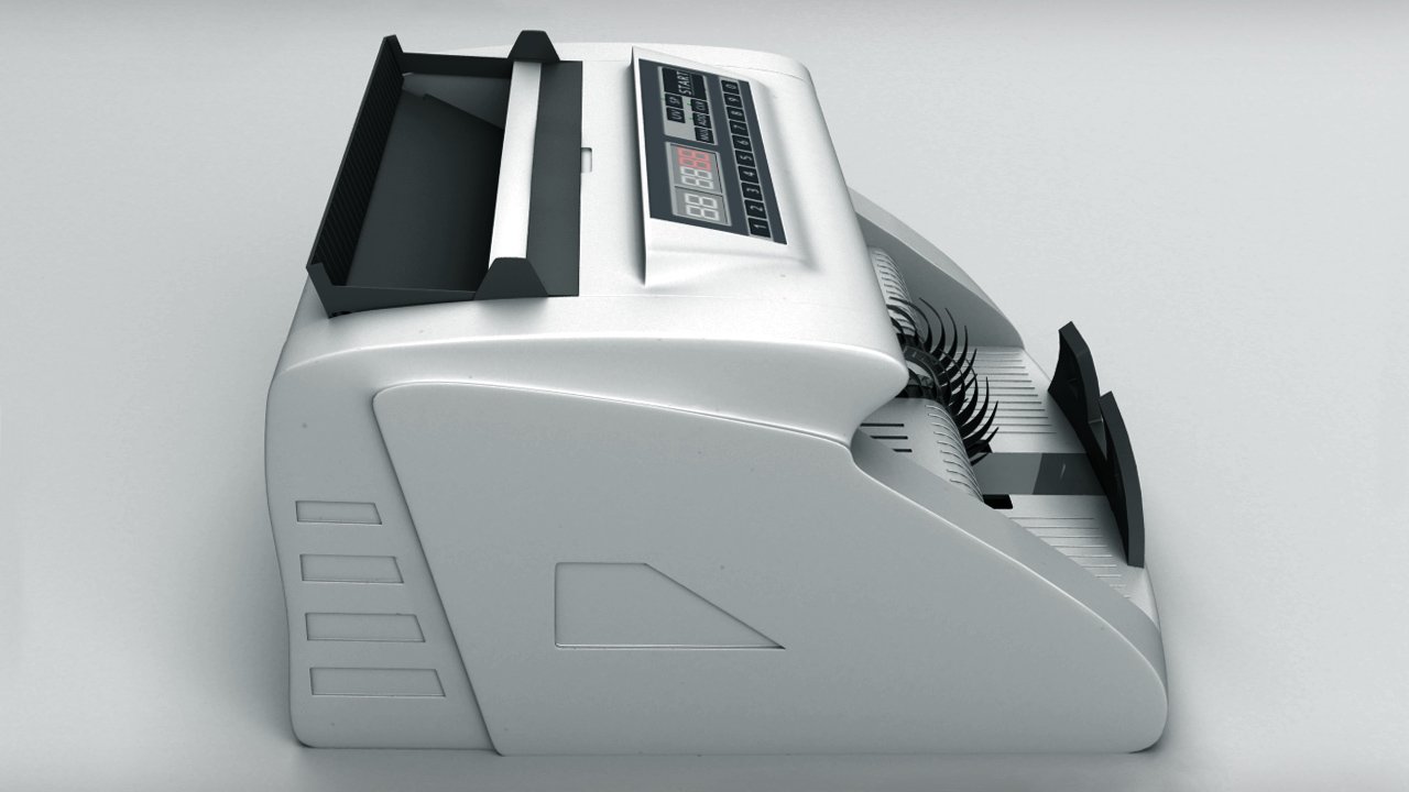 Money Counter 3D Model in Computer 3DExport