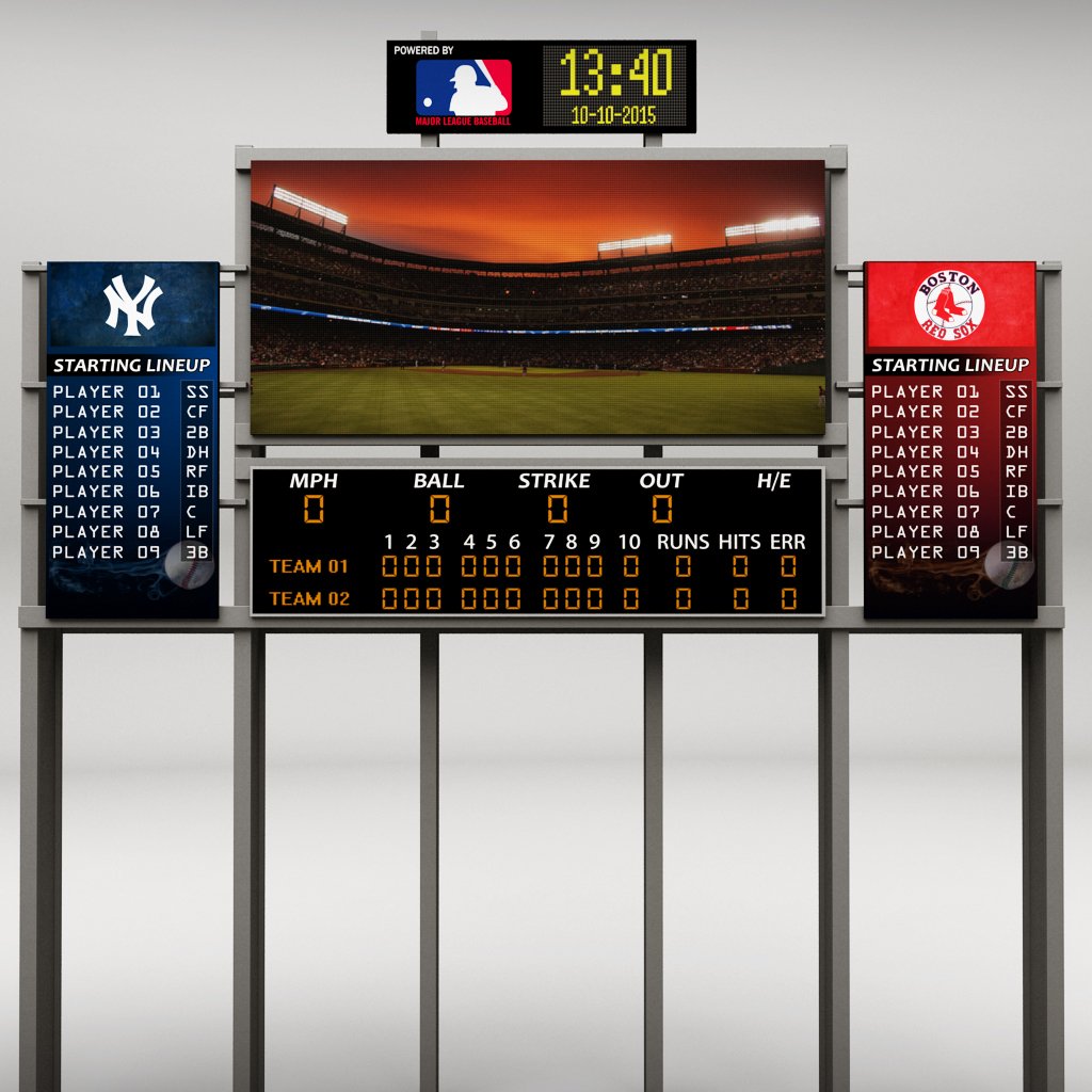 Major League Baseball Scoreboard