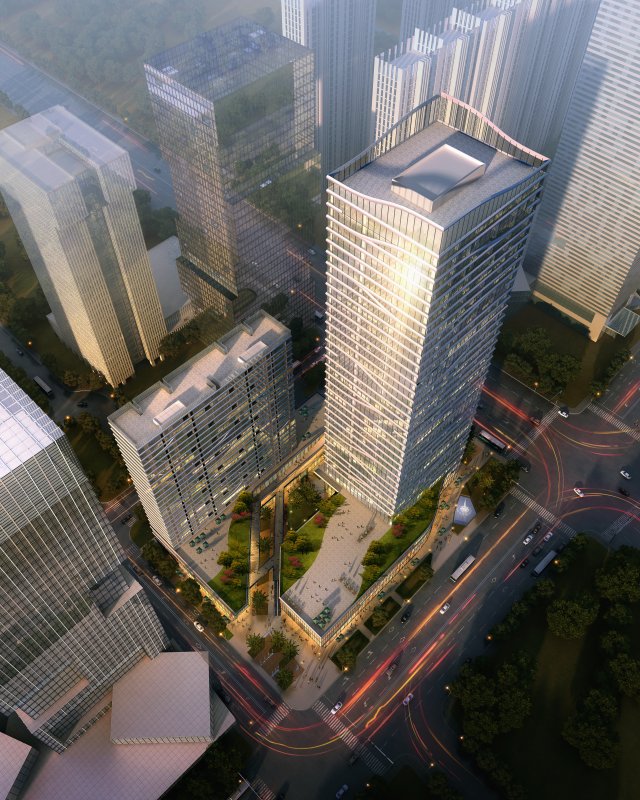 skyscraper office building 022 3D Model in Cityscapes 3DExport