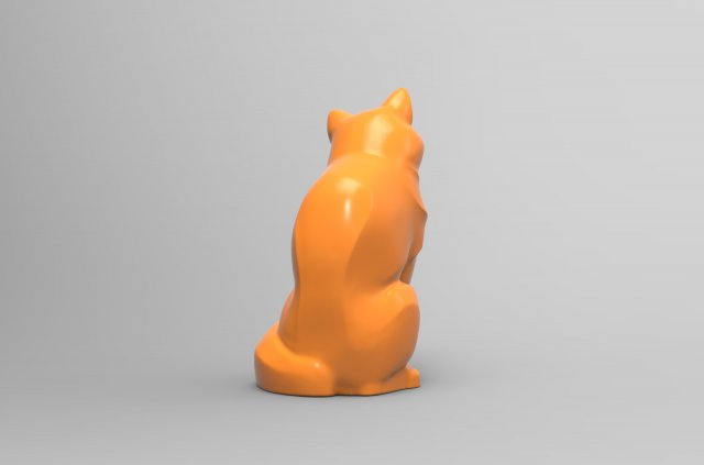 Highly detailed original for 3d print and CNC Fox 3D Print Model in ...