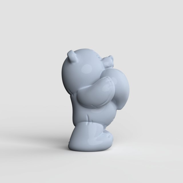 STL CNC Router file 3dprintable Teddy Bear Toy 3D Print Model in ...