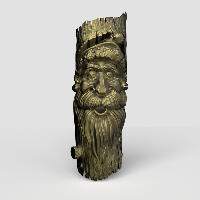 STL CNC Router file 3dprintable Santa Tree Mask Modèles 3D en vedette ...