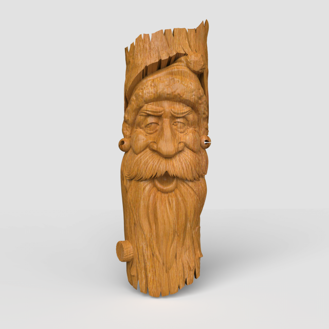 STL CNC Router file 3dprintable Santa Tree Mask Modèles 3D en vedette ...