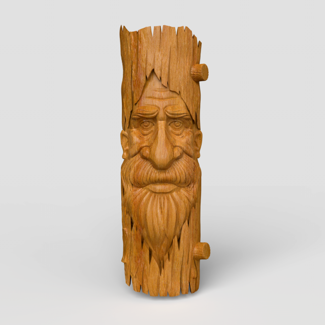 STL CNC Router file 3dprintable Tree Mask Modello di stampa 3D in ...