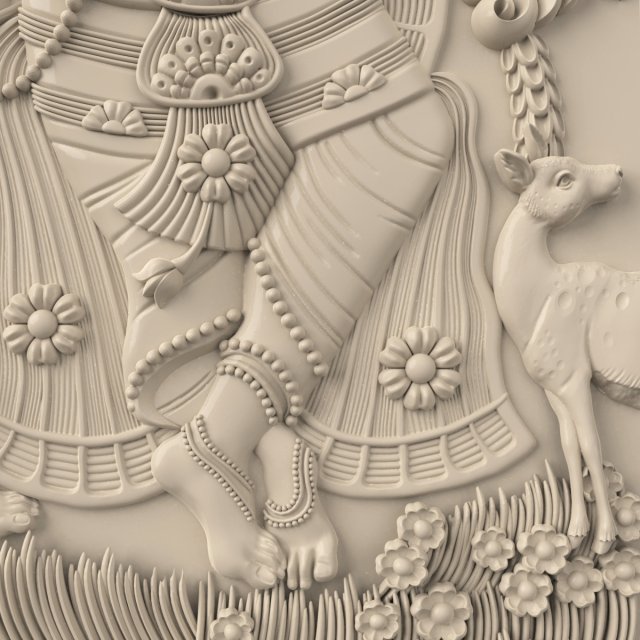 Stl Cnc Router File 3dprintable Indian Panel 3d Print Model In Decor