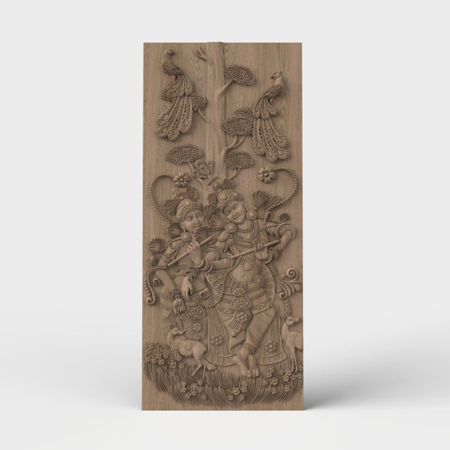 Stl Cnc Router File 3dprintable Indian Panel 3d Print Model In Decor