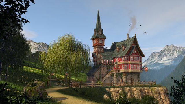 Tavern 3D Model in Landmarks 3DExport