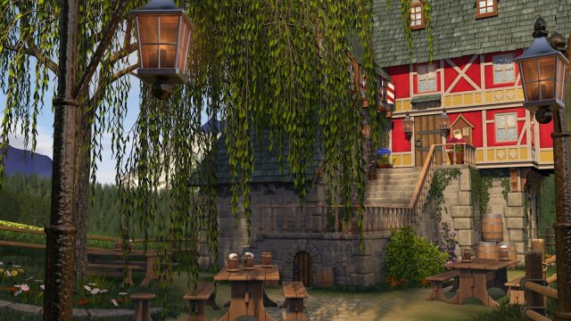 Tavern 3D Model in Landmarks 3DExport