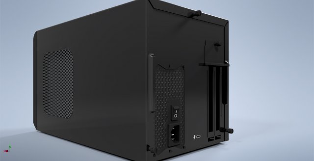 EGPU box for 550w 3D Model in Computer 3DExport