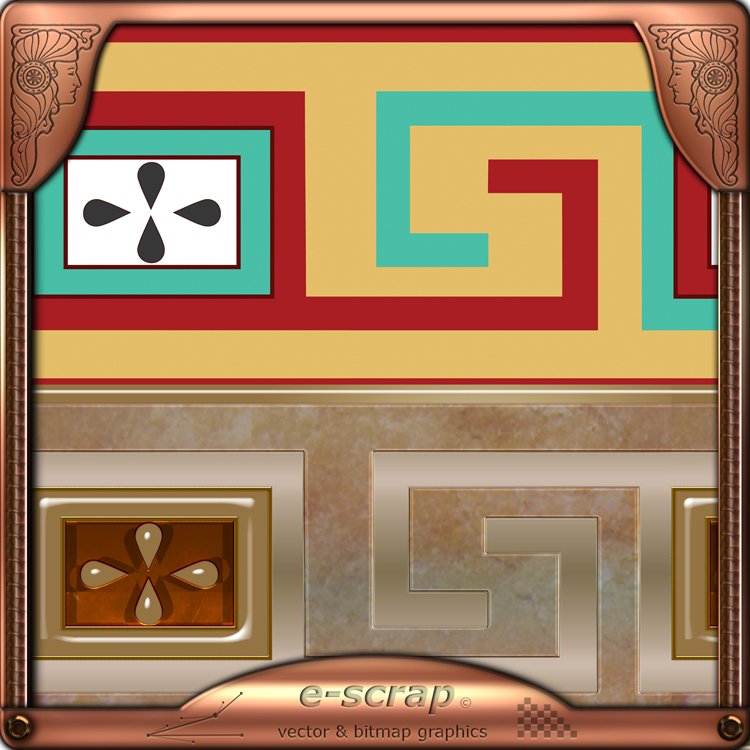 ancient architectural pattern 01 hand made CG Dokuları in Süs Eşyaları ...