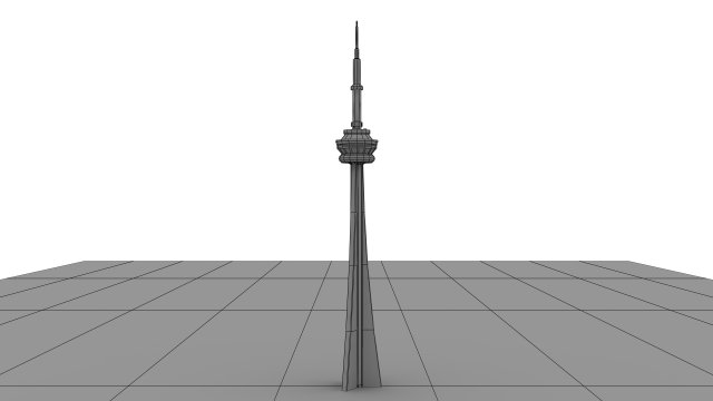 cn tower 3D Model in Buildings 3DExport