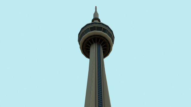cn tower 3D Model in Buildings 3DExport