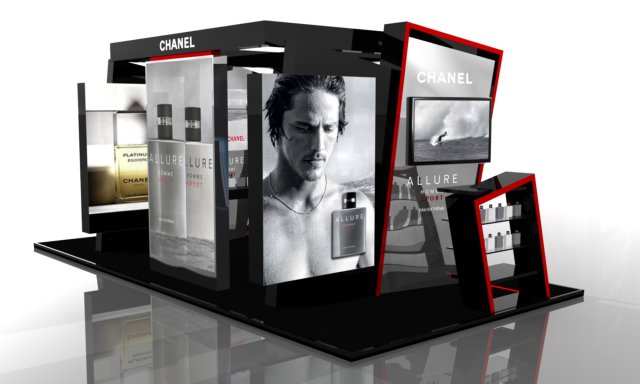 exhibition stand chanel 3D Model in Entertainment Center 3DExport