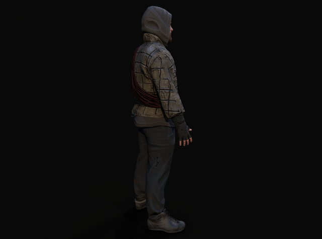 Survivor character 3D Model in Man 3DExport