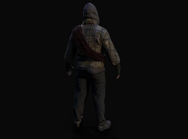 Survivor character 3D Model in Man 3DExport