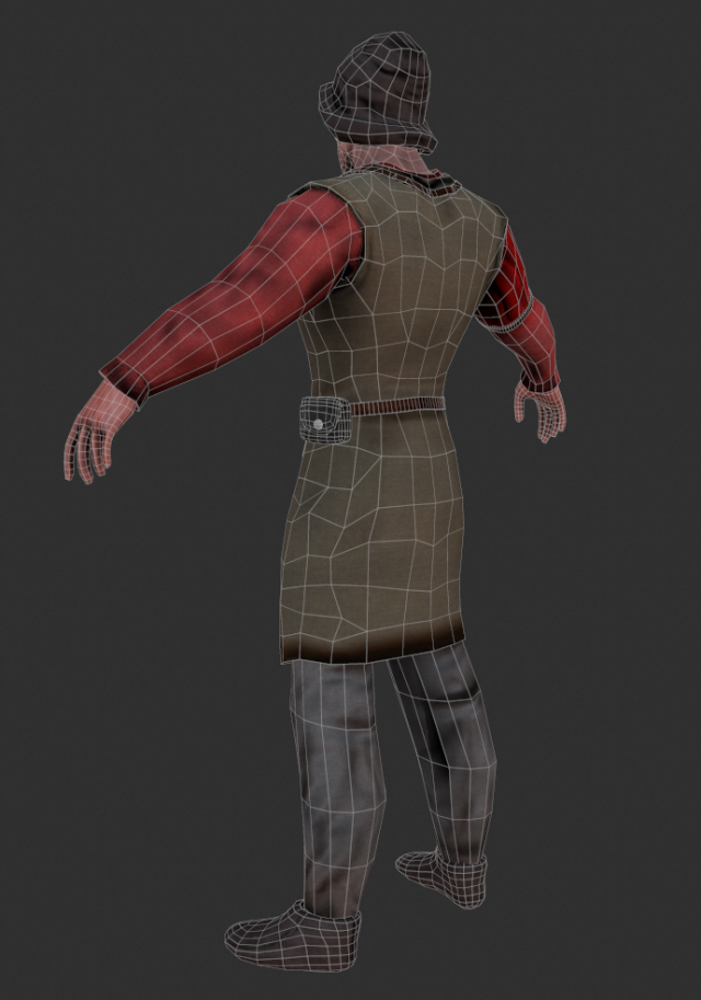 merchant 3D Model in Man 3DExport