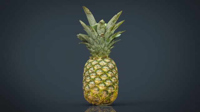 ananas 3D Model in Fruit 3DExport
