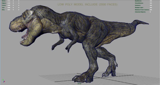 tyrannosaurus rex 3D Model in Dinosaur 3DExport