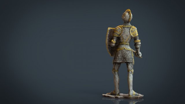 medieval knight statue 1 3D Model in Sculpture 3DExport