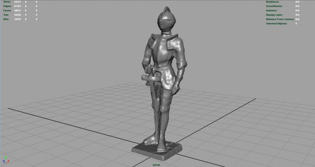 medieval knight statue 3 3D Model in Sculpture 3DExport