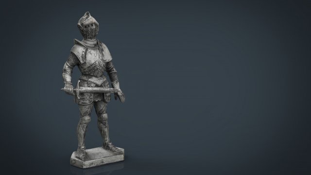 knight armor 3D Model in Decoration 3DExport