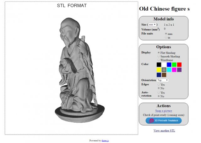 3d hd model of realistic old chinese figure statue 3D Model in ...