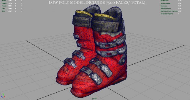 ski boots 3D Model in Clothing 3DExport