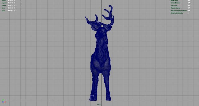 realistic deer 3D Model in Deer 3DExport