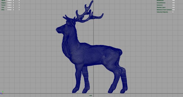 realistic deer 3D Model in Deer 3DExport