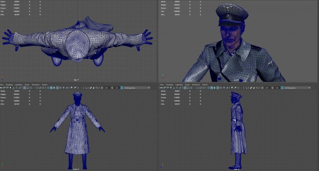 herr kommandant 3D Model in Man 3DExport