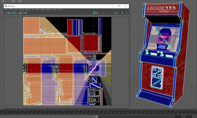 arcade machine 3D Model in Video 3DExport