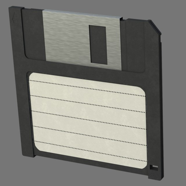 Floppy disk 3D Model in Computer 3DExport