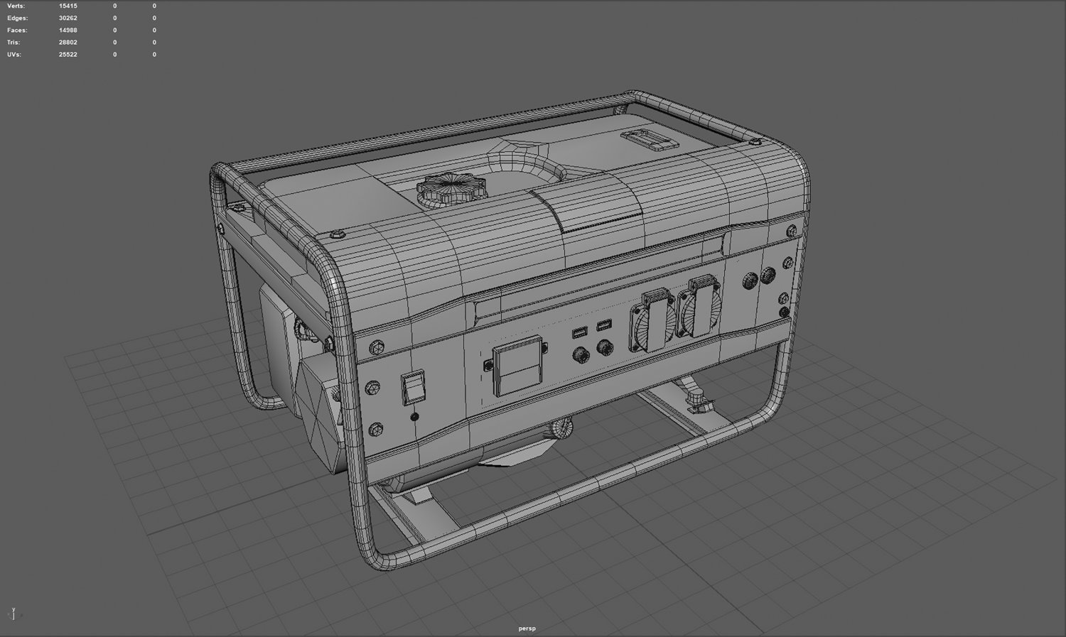 Generator 3d model