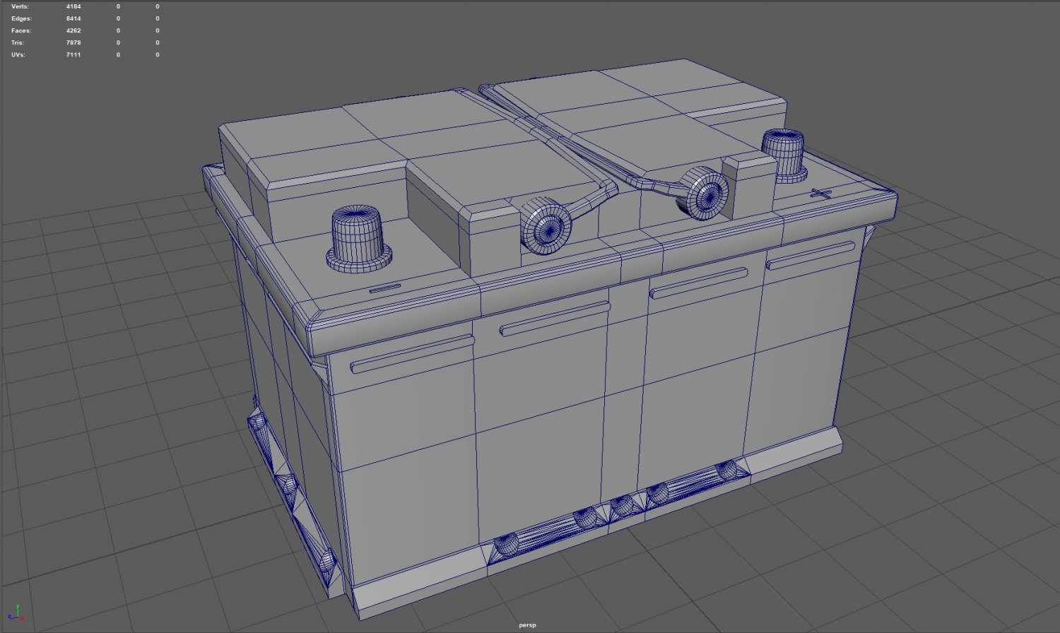 Car Battery 3D Models in Parts of auto 3DExport