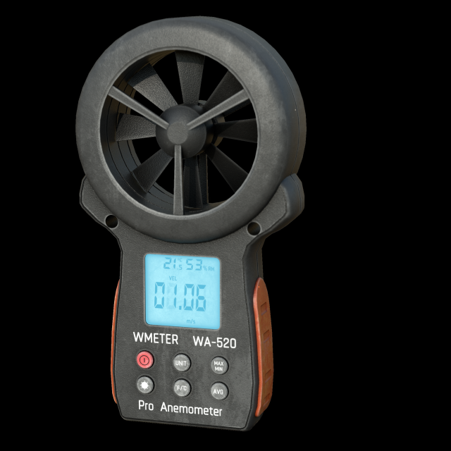 Anemometer 3D Model in Other 3DExport