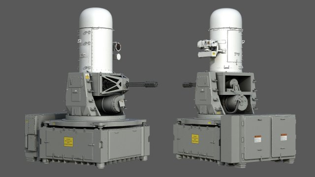 Phalanx CIWS 3D Model in Artillery 3DExport