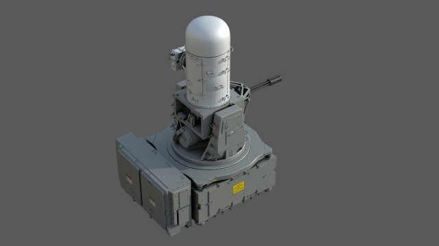 Phalanx CIWS 3D Model in Artillery 3DExport