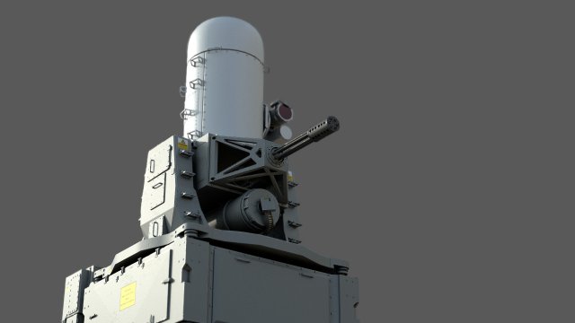 Phalanx CIWS 3D Model in Artillery 3DExport