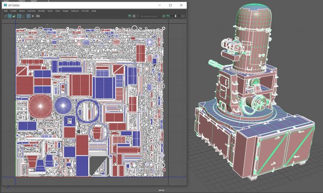 Phalanx CIWS 3D Model in Artillery 3DExport