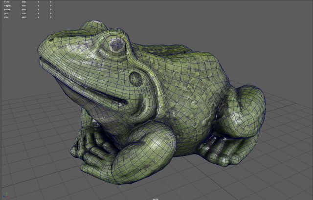 Toad 3D Model in Amphibians 3DExport