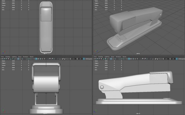 Stapler 3D Model in Machines 3DExport
