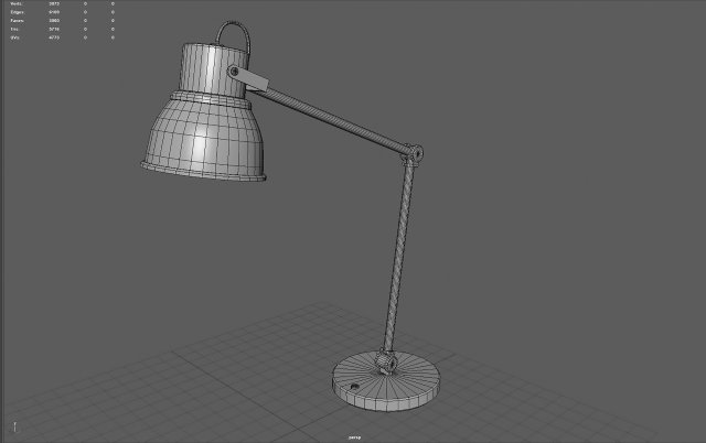 Desk Lamp 3D Model in Table Lamps 3DExport