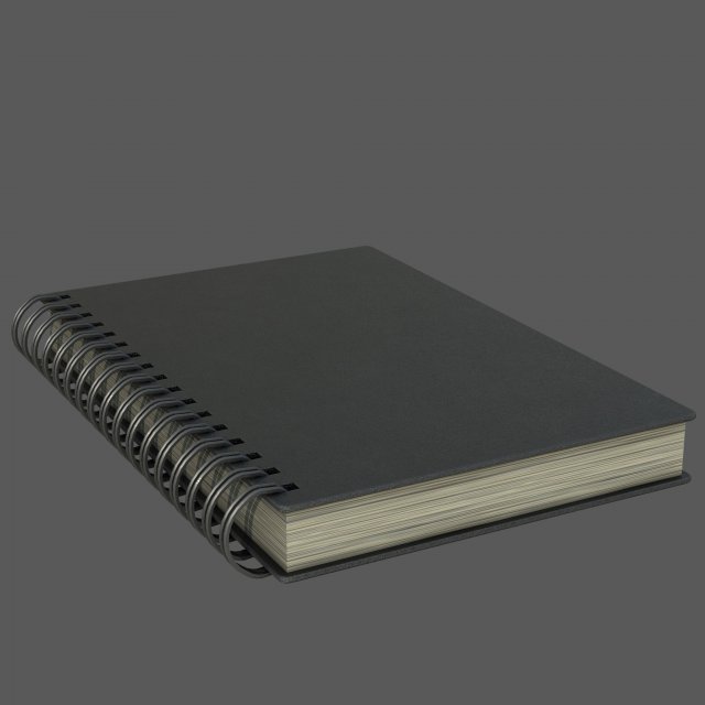 Spiral Notebooks 3D Model in Other 3DExport