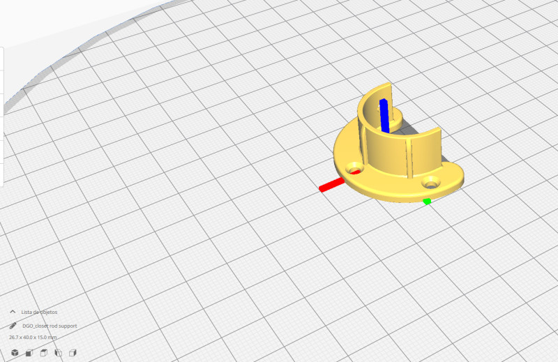 Closet rod support 3D print 3D Print Model in Furniture 3DExport