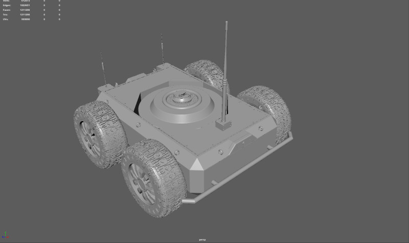 Ratel S Unmanned Ground Vehicle Ultra Realistic 3D Model in Unmanned ...