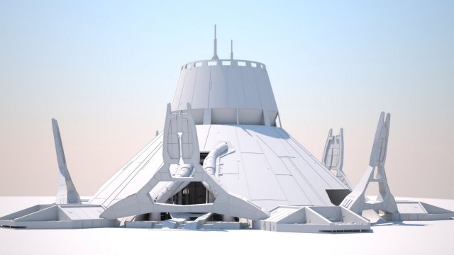 atmospheric processor 3D Model in Fantasy 3DExport