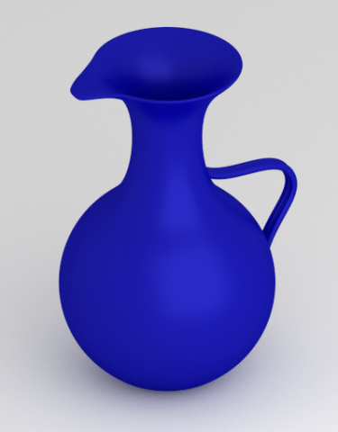 blue water pitcher Free 3D Model in Household Items 3DExport
