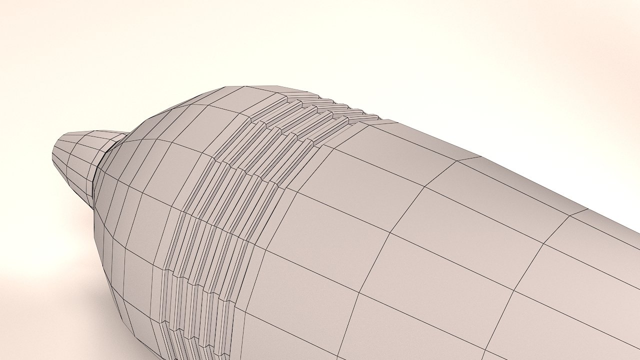 82 mm mortar shell 3D Model in Projectiles 3DExport