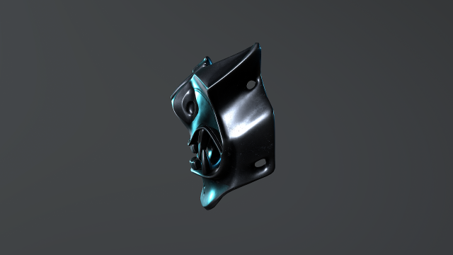 samurai mask 3D Model in Other 3DExport